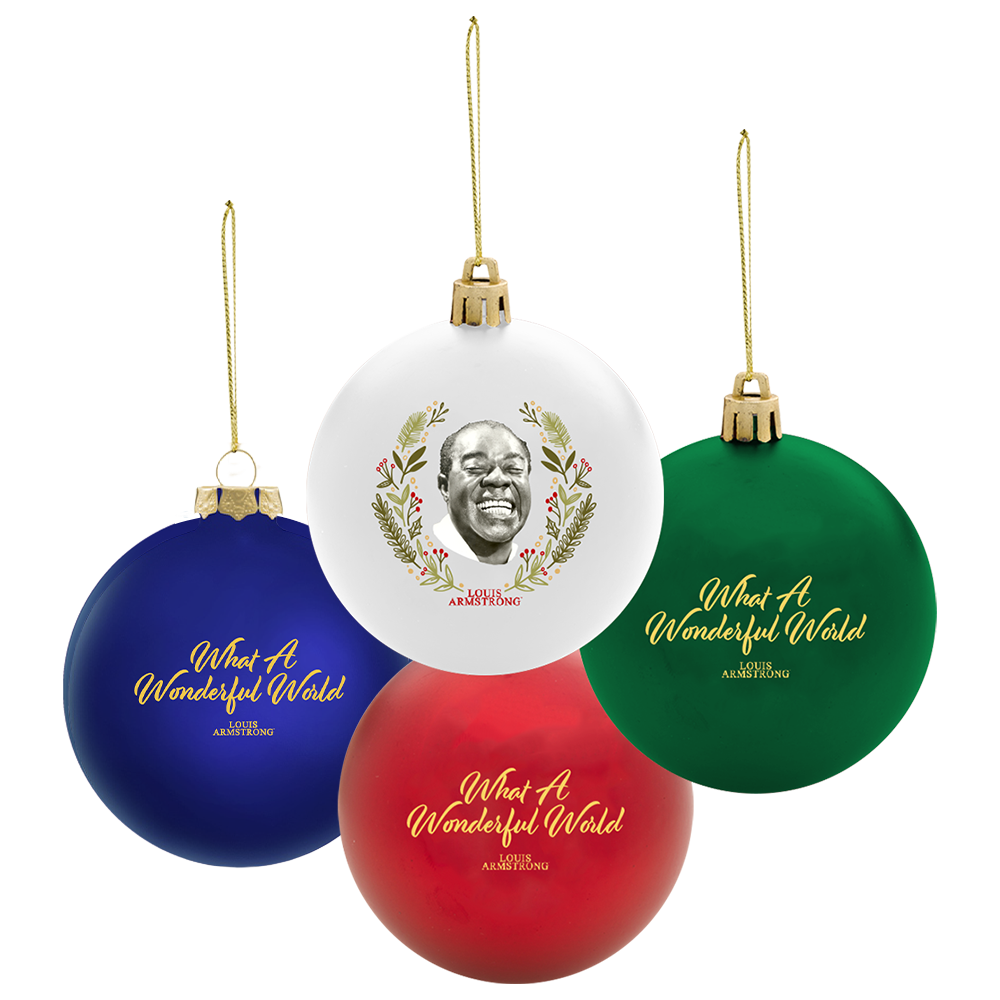 What A Wonderful World Ornament Quartet - Louis Armstrong Official Store