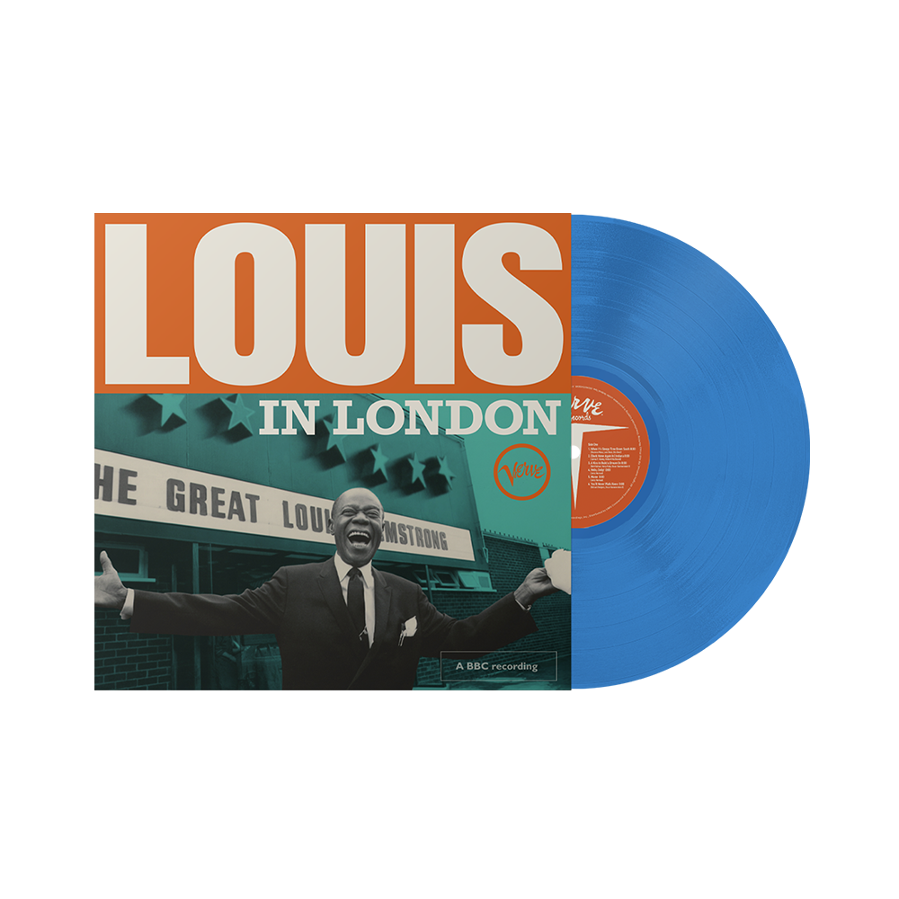 Louis In London Opaque Sky Blue LP - Louis Armstrong Official Store