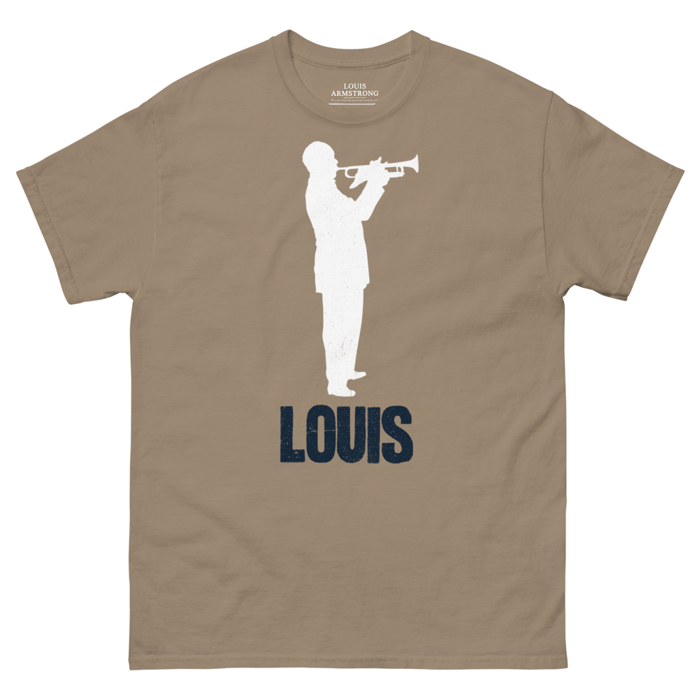 Louis Silhouette T-Shirt (Brown Savana) - Louis Armstrong Official Store