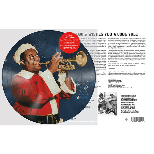 Louis Wishes You A Cool Yule LP Picture Disc - Louis Armstrong Official ...
